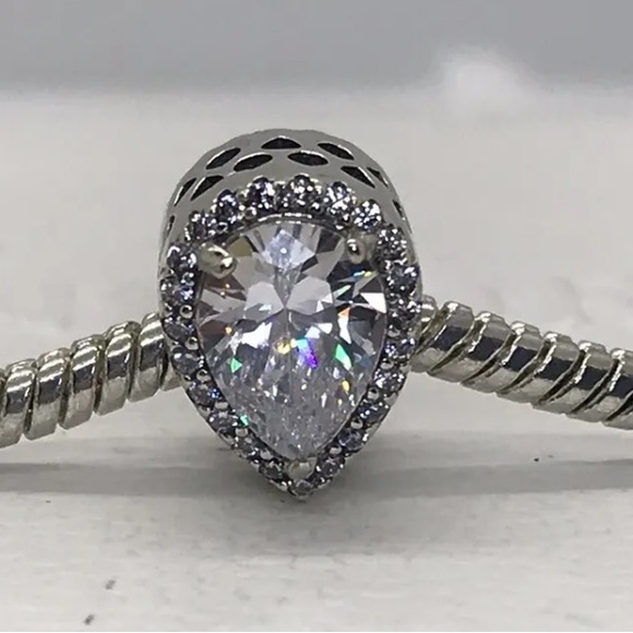 Pandora | Jewelry | Pandora Radiant Teardrop Charm | Poshmark